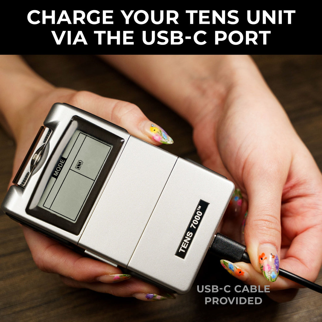 TENS 7000 Rechargeable TENS and EMS Combo Unit, Dual Channel