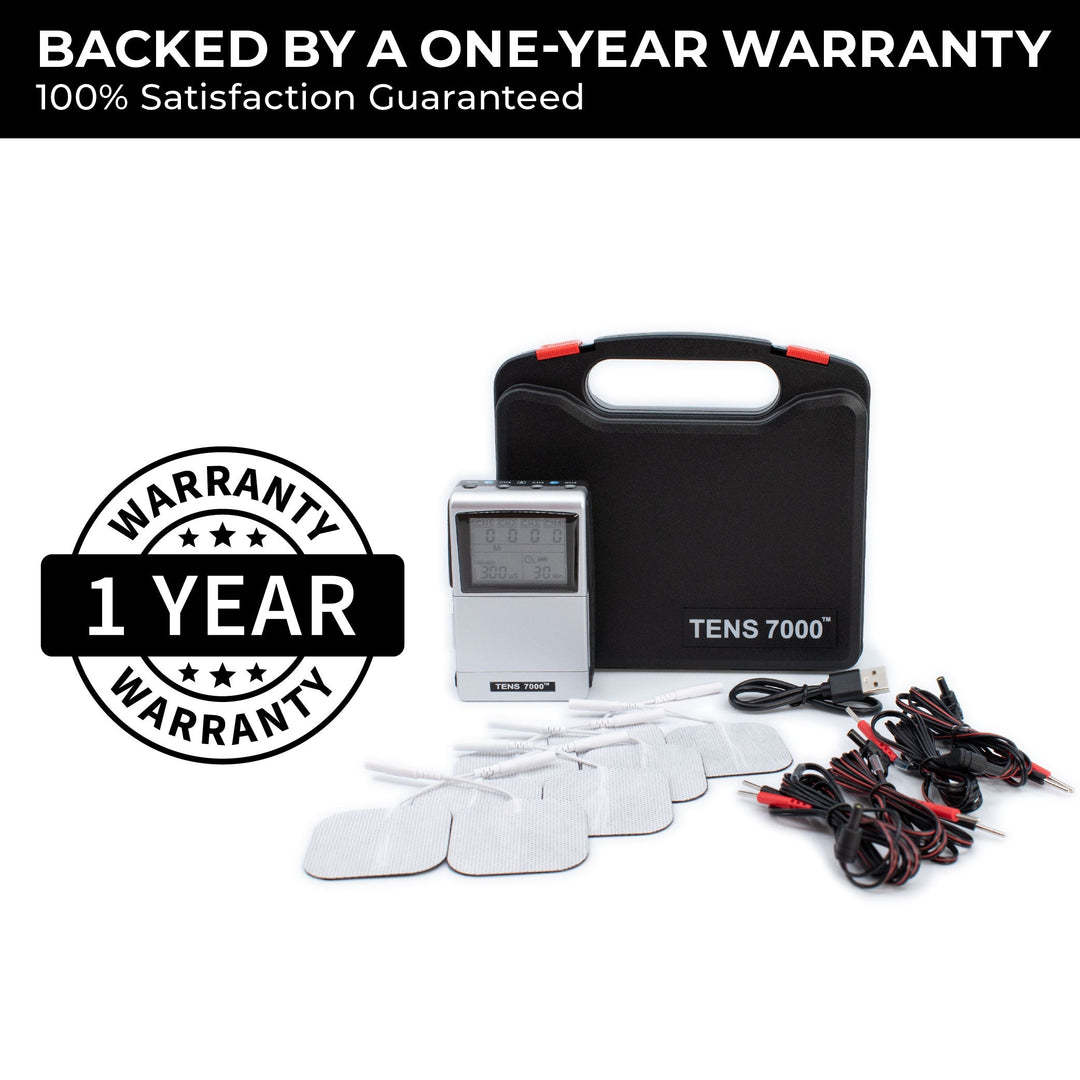 TENS 7000 Rechargeable TENS and EMS Combo Unit, Four Channel