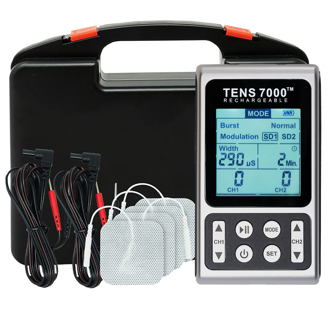 TENS 7000 Rechargeable TENS Unit - Conquer Your Pain